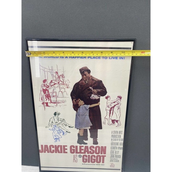Other | Vintage Framed 1962 Jackie Gleason As Gigot Movie Collectors ...